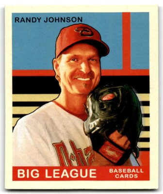 2007 UPPER DECK GOUDEY RED BACKS RANDY JOHNSON ARIZONA DIAMONDBACKS #86 ...