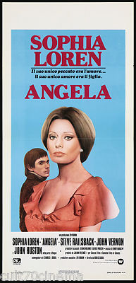 ANGELA MOVIE POSTER SOPHIA LOREN JOHN HUSTON SAGAL 1977 PLAYBILL POSTER ...