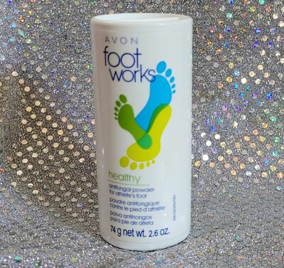 Avon Foot Works ANTIFUNGAL FOOT POWDER ~ FREE FAST SHIPPING ~ 2.6 oz ...