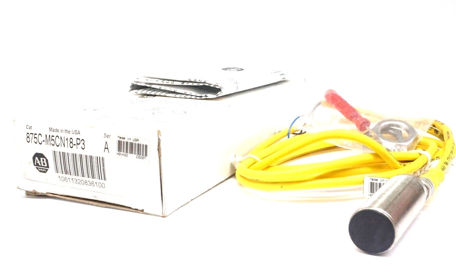 NEW ALLEN BRADLEY 875C-M5CN18-P3 PROXIMITY SENSOR SERIES A 875CM5CN18P3 ...