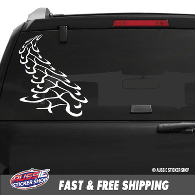 TYRE TRACK 4X4 UTE Sticker Decal 4x4 4WD Funny Ute #6590EN | eBay