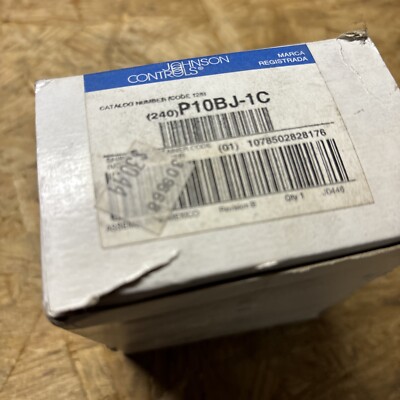 P10BJ-1C Johnson Controls Low Range Pressure Control P10 | eBay
