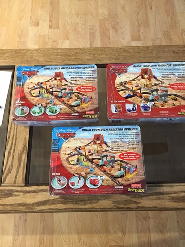 GEOTRAX Disney Pixar Cars RED, DOC HUDSON, CHICK HICKS, Turbo RC, Rare ...