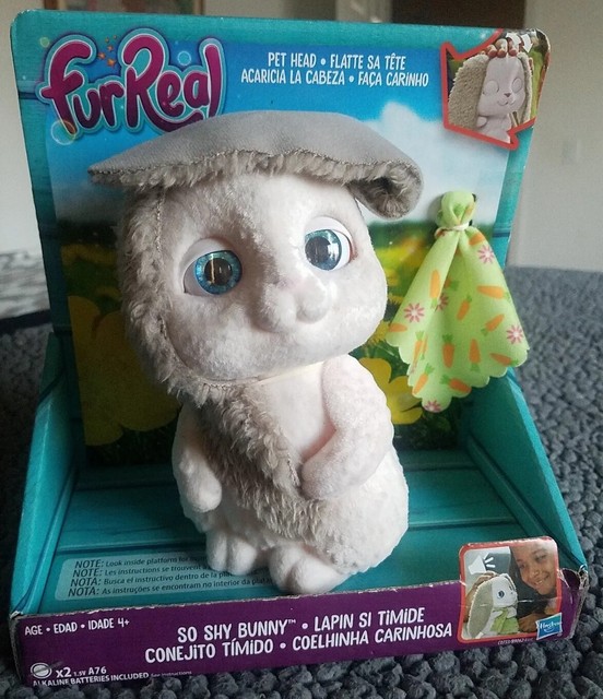 FurReal Friends Fuzz Pets so Shy Bunny Interactive Toy Working VGC for ...