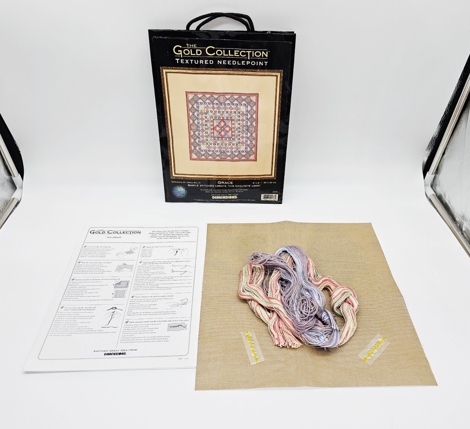 Orna Willis Needlework Kit Gold Collection “Grace” by Pattern Threads ...