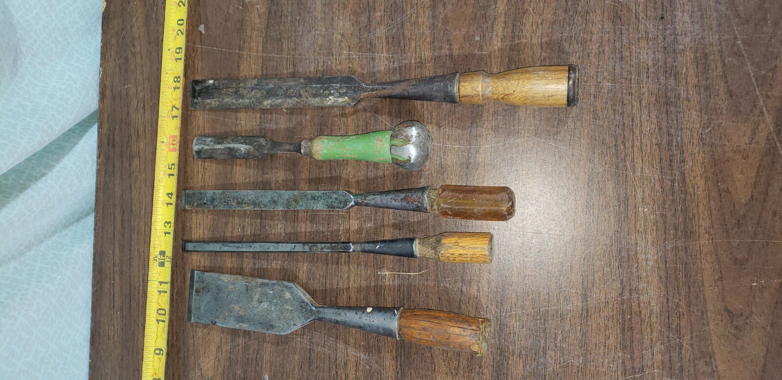 Set of five vintage wood chisels | eBay