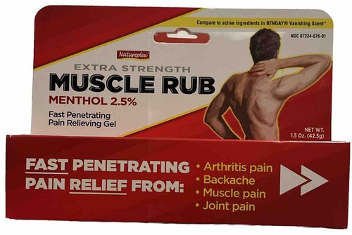 Extra Strength Muscle Rub MENTHOL 2.5% Arthritis Pain | eBay