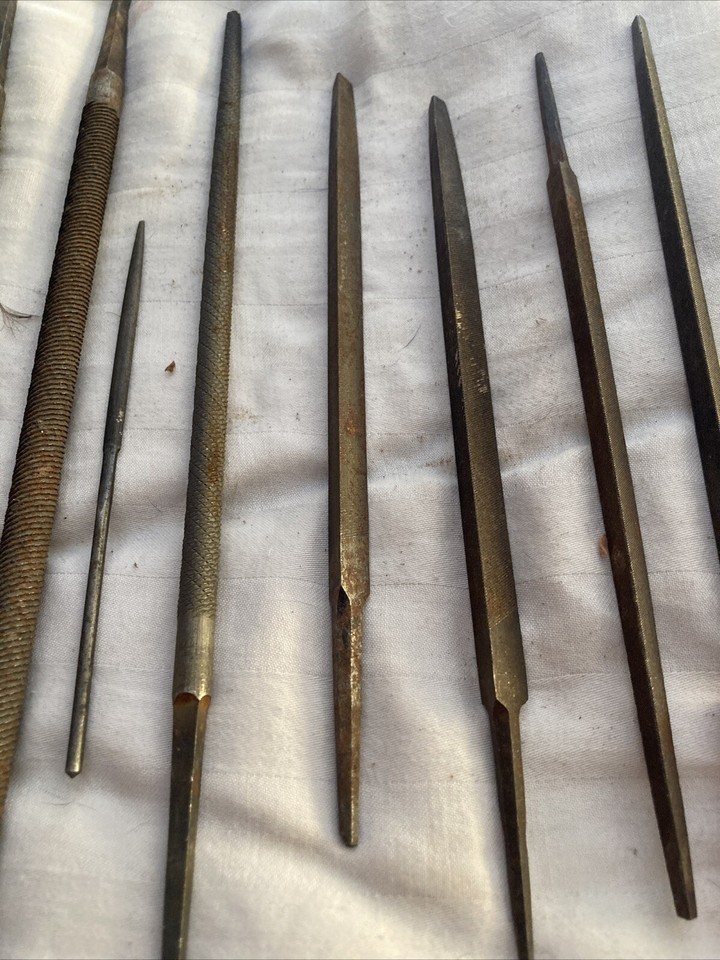 Vintage Nicholson Round Triangle File Rasp Lot Of 8 | eBay