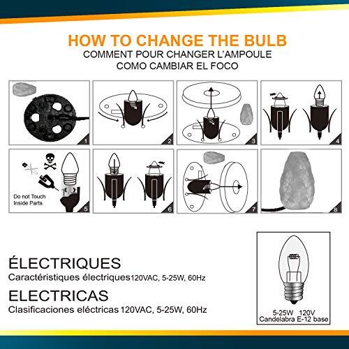 Salt Lamp Light Bulbs Night Light Bulbs 15 Watt Light Bulbs For Lamp ...