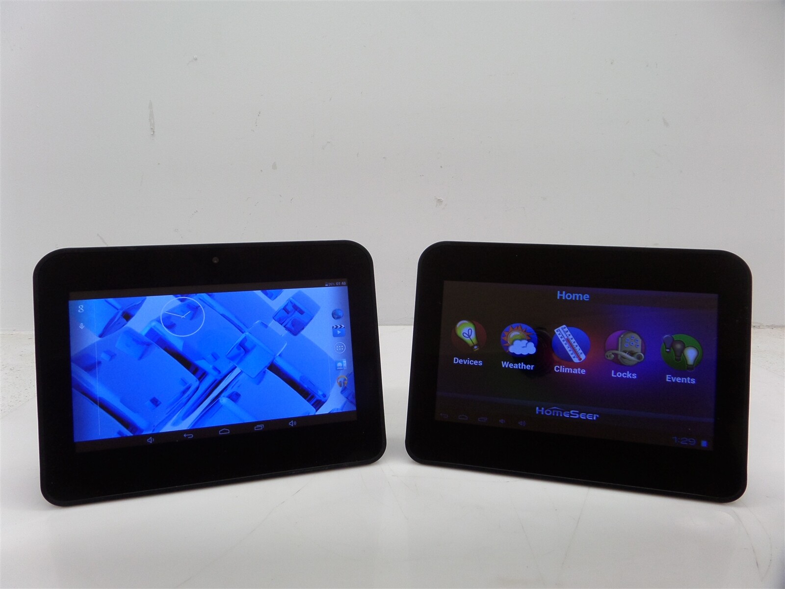 Set Of 2 Homeseer WFTT07 And WFTT07-2 Touch Panel Control Pad | eBay