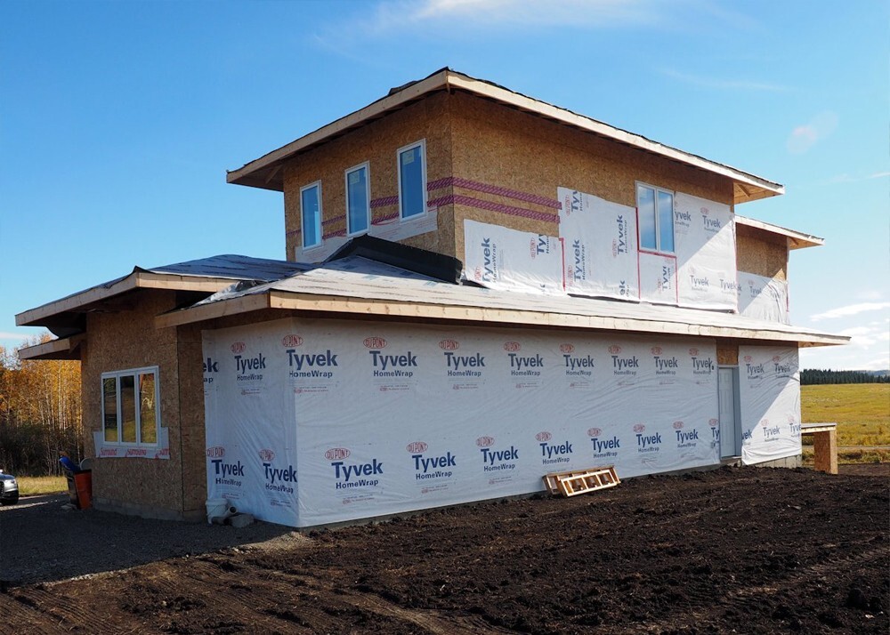 DuPont Tyvek House Wrap 3 ft. W x 100 ft. Weather Resistant House Wrap ...