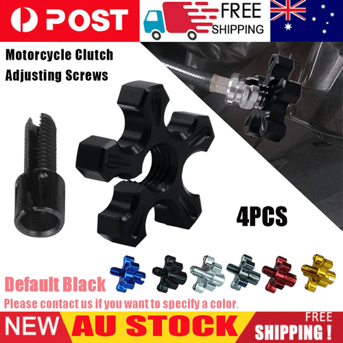 4 Pcs Universal Slotted Screws Clutch Adjustment Screws For Motorcycle ...