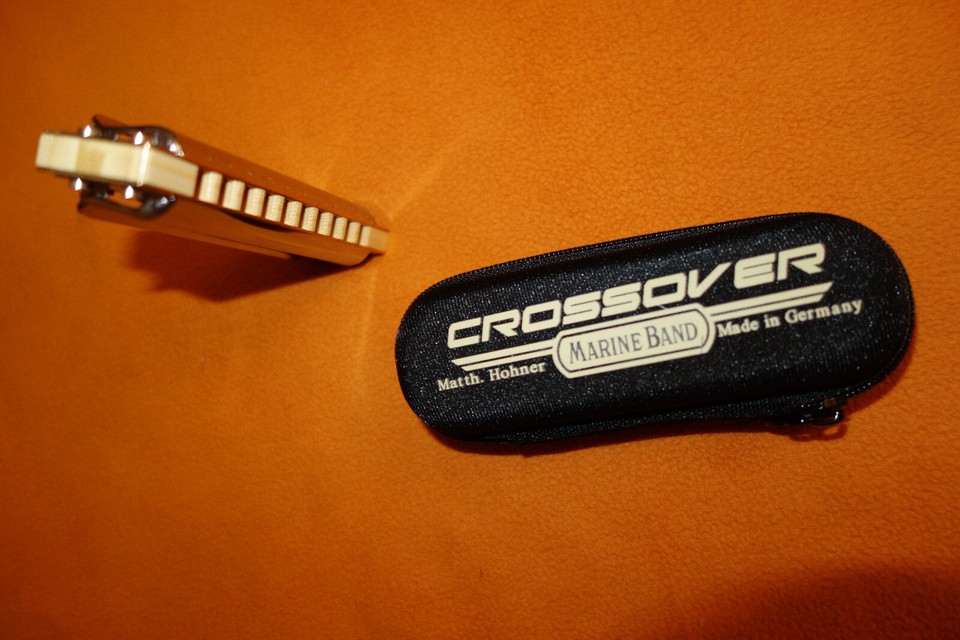 New HOHNER CROSSOVER SET 7 HARMONICAS A Bb C D E F G w/CASE Blues ...