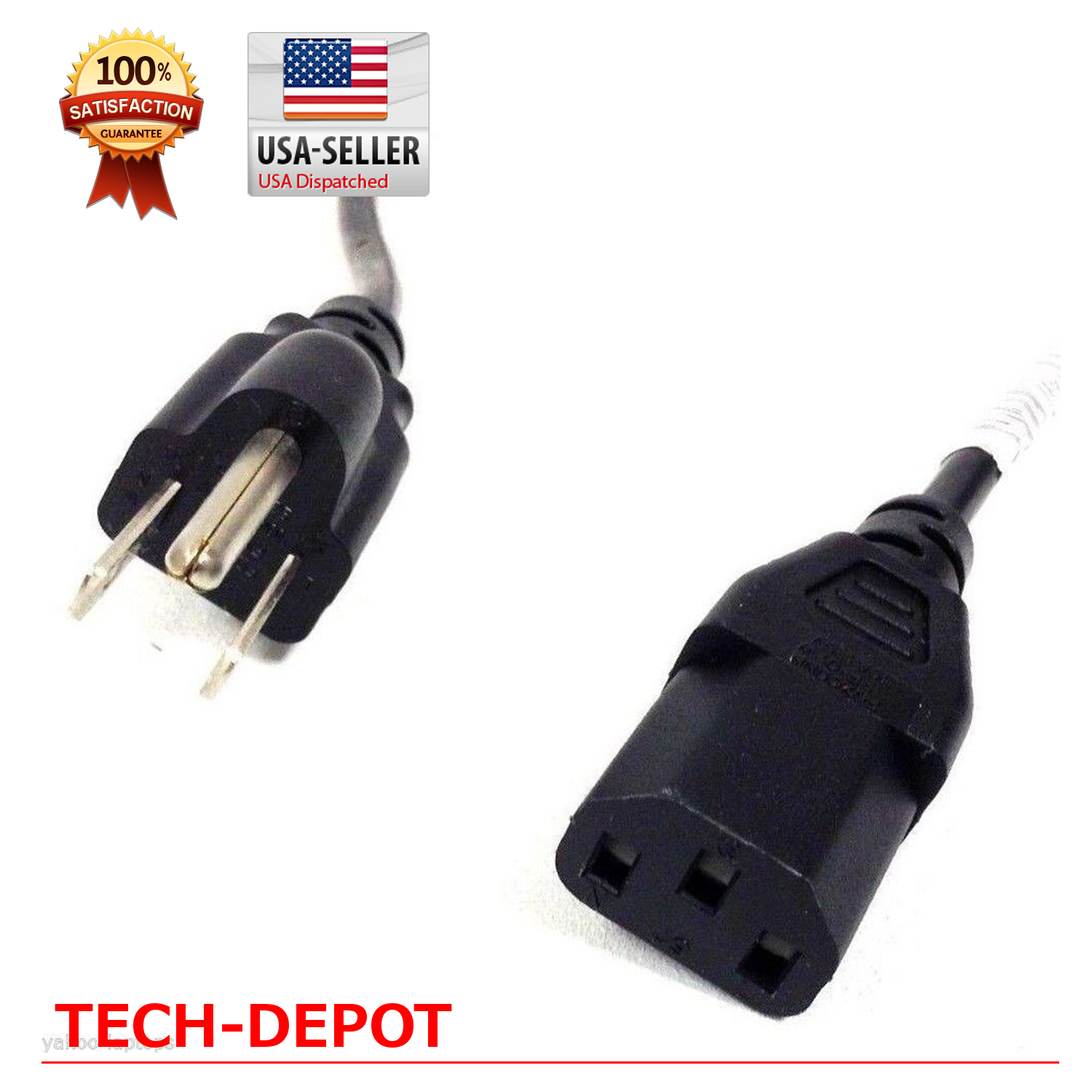 3 Prong Replacement AC Power Cord Cable US Plug for PC Desktop Dell ...