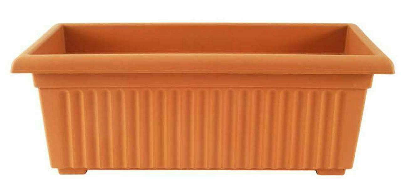 Long Square Plastic Plant Planter Window Herb Flower Pots Outdoor ...