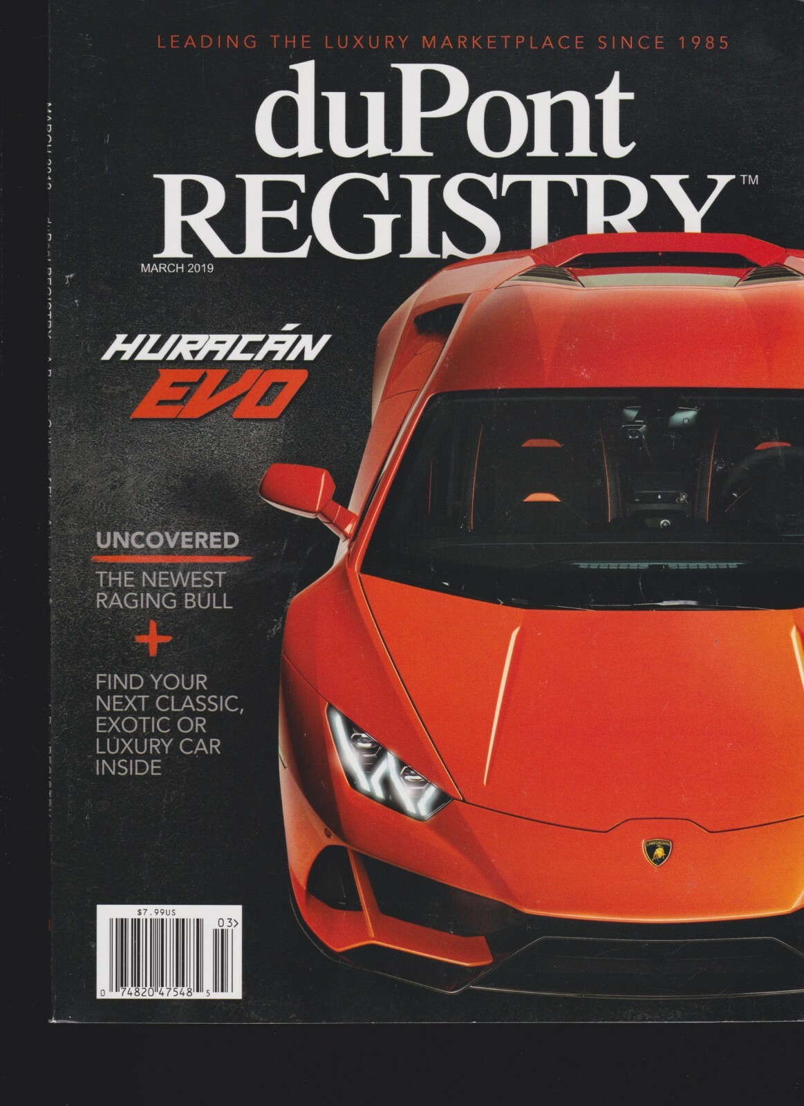 DUPONT REGISTRY MAGAZINE MARCH 2019. | eBay