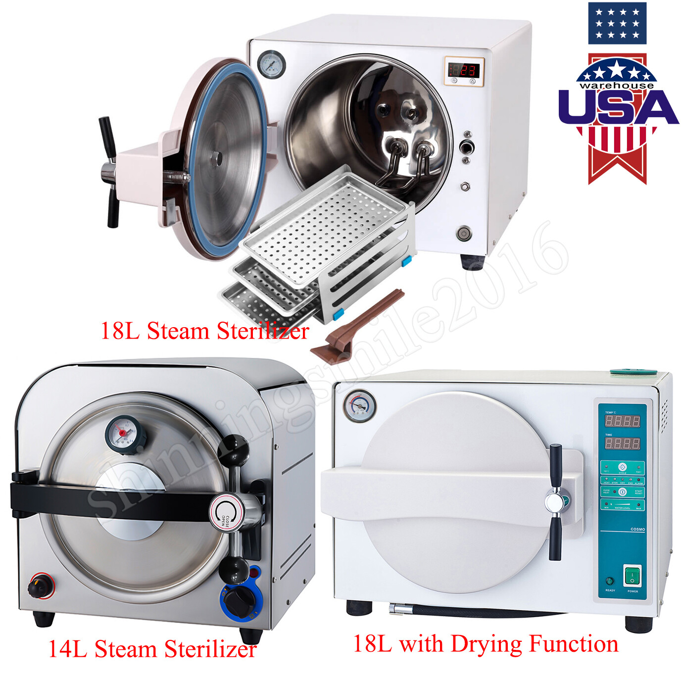 AZDENT TR250C,110V Autoclave Steam Sterilizer - TC1360900300C for sale ...