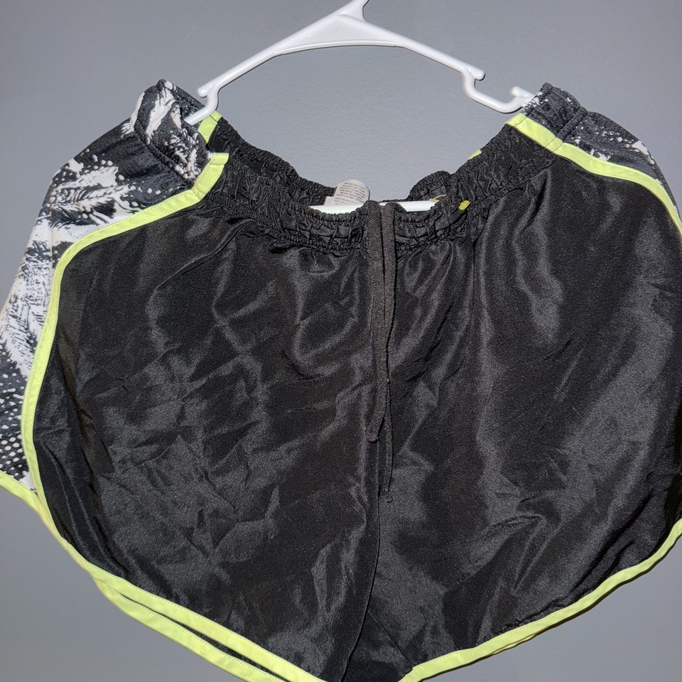 Danskin Now Running Shorts Women's Size L (12/14) Black Marble with ...