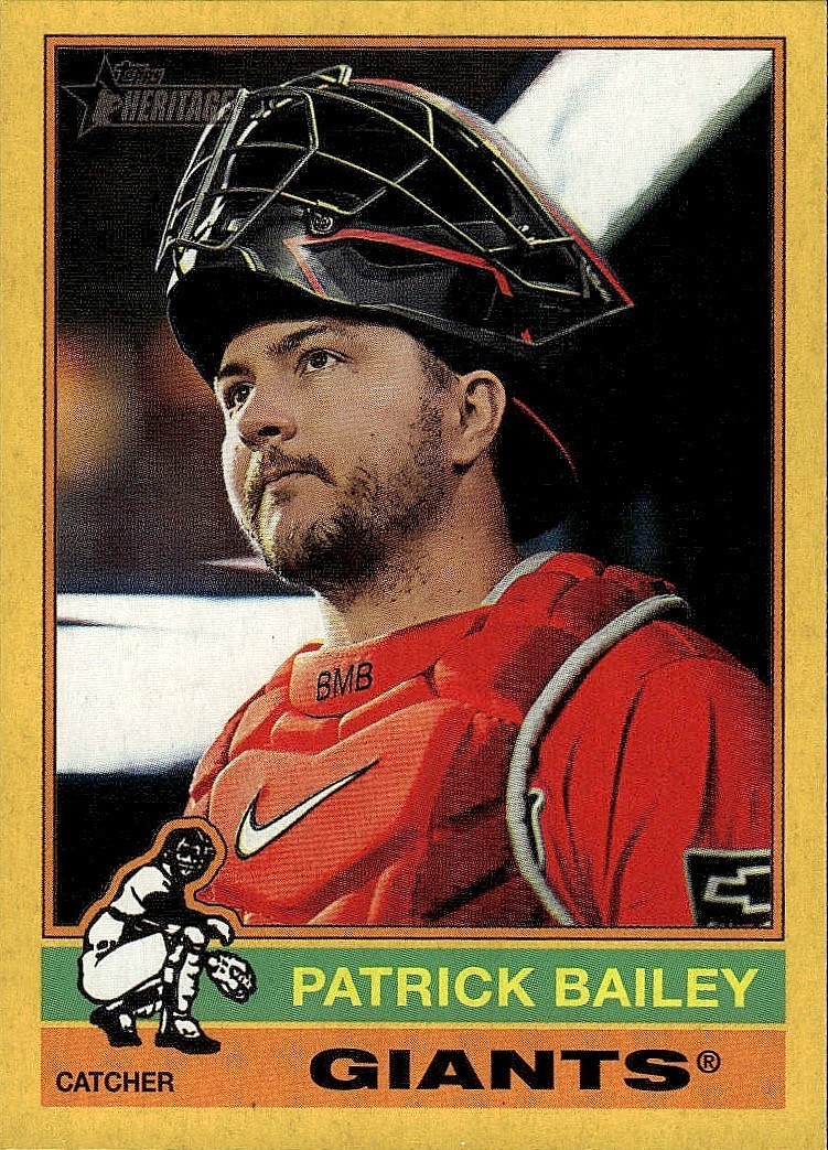 2025 Topps Heritage - Patrick Bailey #264 Dark Yellow Border for sale ...
