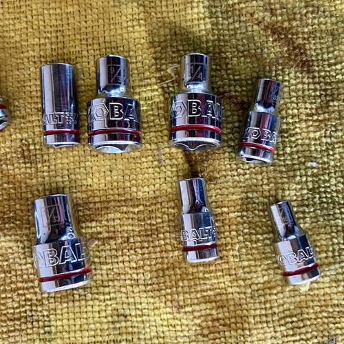 Kobalt 25 Pc. SAE, Chrome Shallow Socket Set w Flex Adapter 🛠️ Free ...