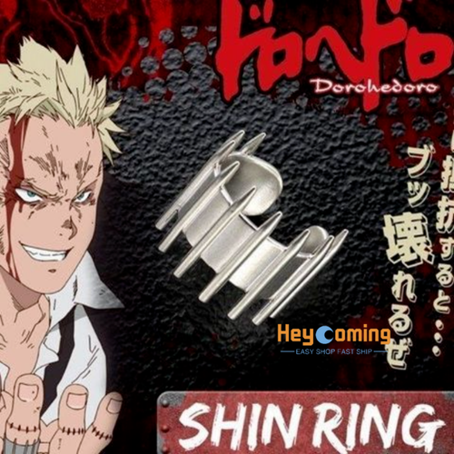 Dorohedoro Shin Cosplay Ring Shin Same Style Adjustable Rings Prop | eBay
