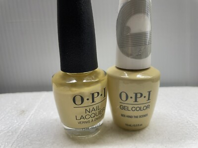 OPI GELCOLOR + MATCHING GEL POLISH BEE-HIND THE SCENES GC H005 / NL ...