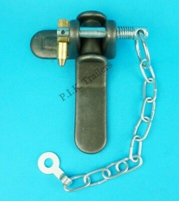 1 x Heavy Duty Tailboard Drop Side Forket Lug & SPRING LOADED Swivel ...