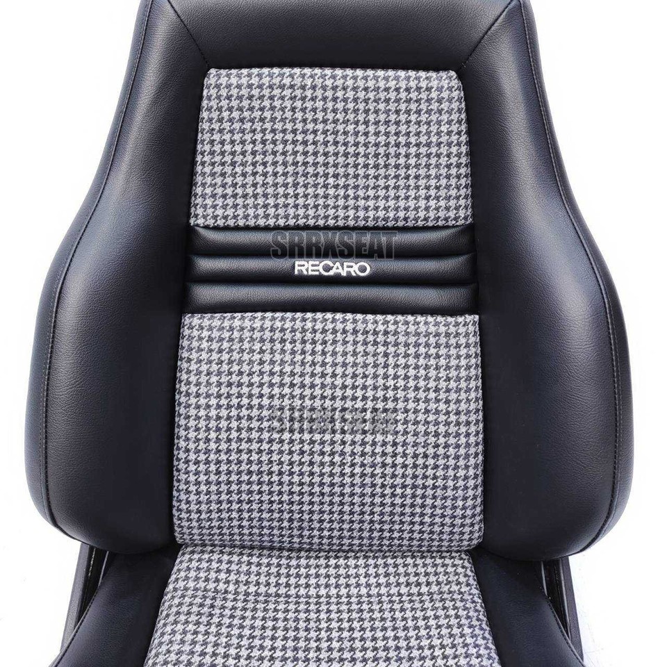 【1 PAIR】AUTHENTIC RECARO LSB BLACK HOUNDTOOTH | eBay