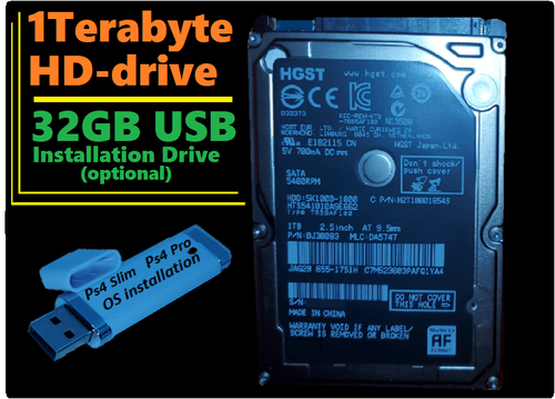 Playstation 4, Ps4 Slim, Ps4 Pro Internal 1TB Hitachi internal Hard ...