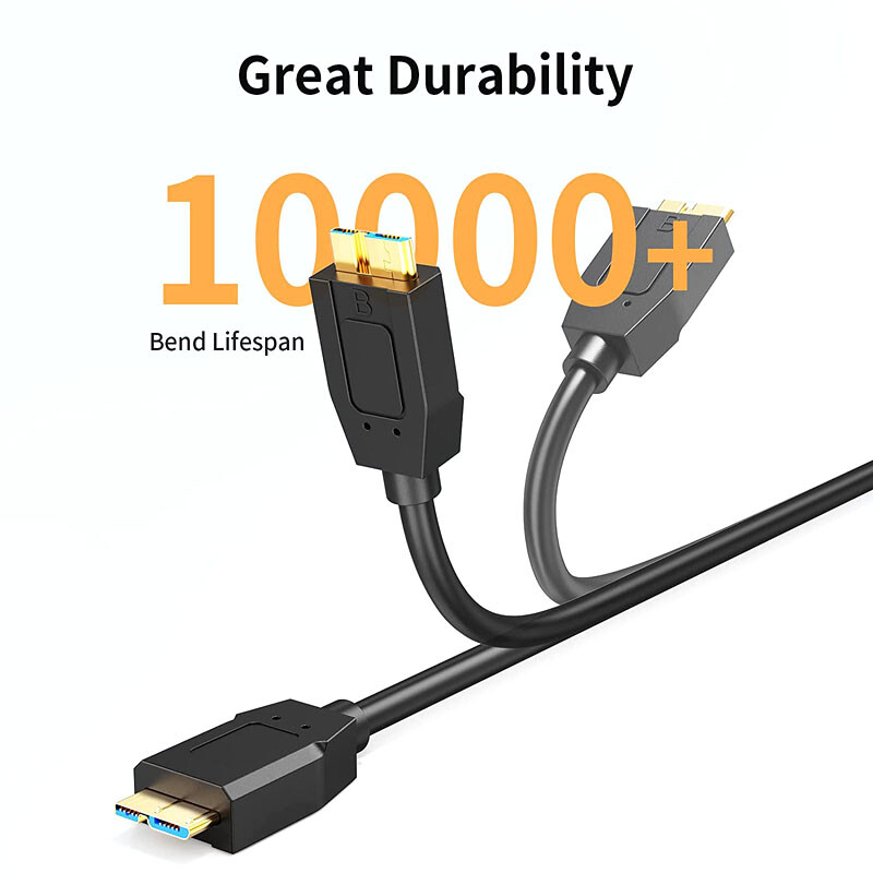 Premium Type-C to Micro USB 3.0 Adapter Cable For Seagate LaCie WD ...