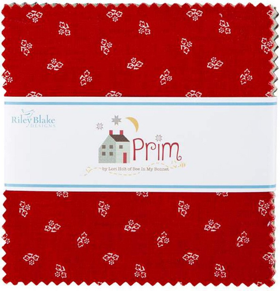 Prim Riley Blake 5" Stacker 100% Cotton Precut Squares by Lori Holt | eBay
