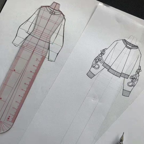 Fashion Drawing Template Ruler Set Sewing Humanoid Patterns Design Draw ...