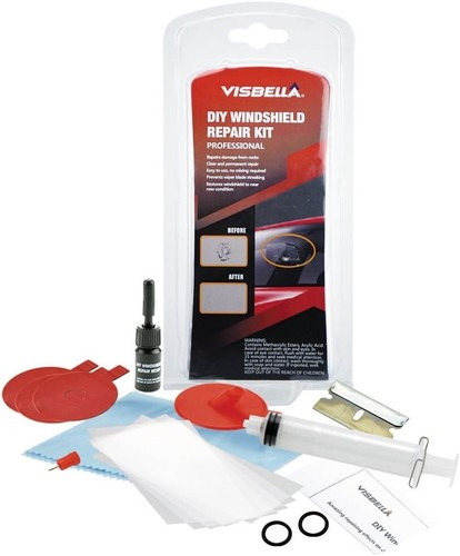 Visbella Windscreen Repair Kit Instrument Auto Window Windshield Tool ...