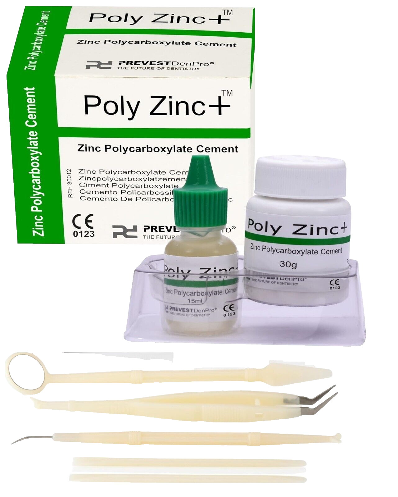 Poly Zinc+ Zinc Polycarboxylate Dental Cement Tooth Repair Temporary ...