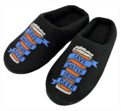 Mens Novelty Slippers New Fun Warm Gift Comfort Winter Moccasins UK ...