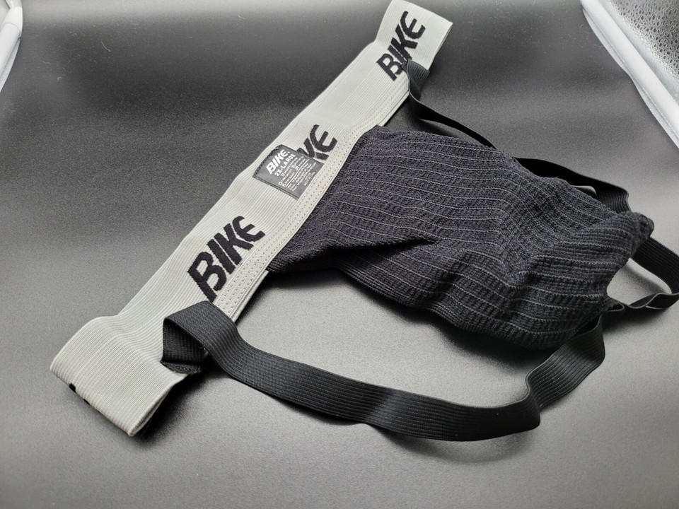 GENUINE: Bike JOCK Original Vintage VTG jockstrap Black 2" Football 2XL ...