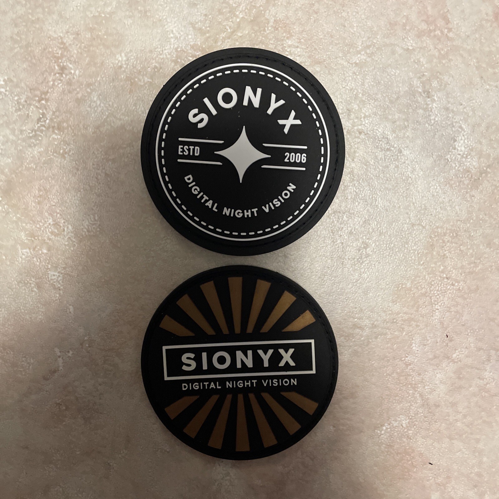 SIONYX NIGHT VISION PVC Morale Patch New Shot Show 2024 Lot Of 2 ...
