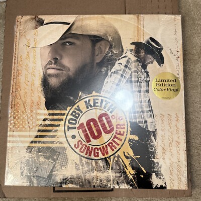 100% SONGWRITER By Toby Keith LP ALBUM RECORD Walmart Exclusive ...