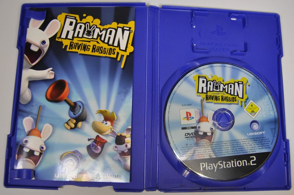 PlayStation 2 PS2 -Rayman: Raving Rabbids - Manual Included | eBay UK