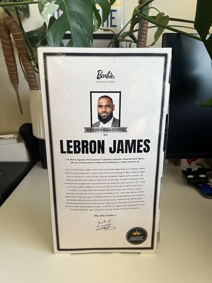 Mattel 2025 Barbie Signature Lebron James Kenbassador Ken Doll In Hand ...