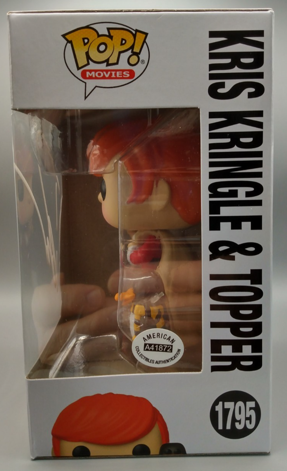 David Harbour Signed Autographed Funko Pop #1795 Kris Kringle &Topper ...