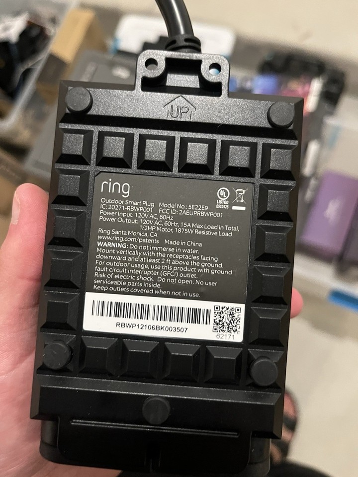 Ring Outdoor Smart Plug Black | eBay