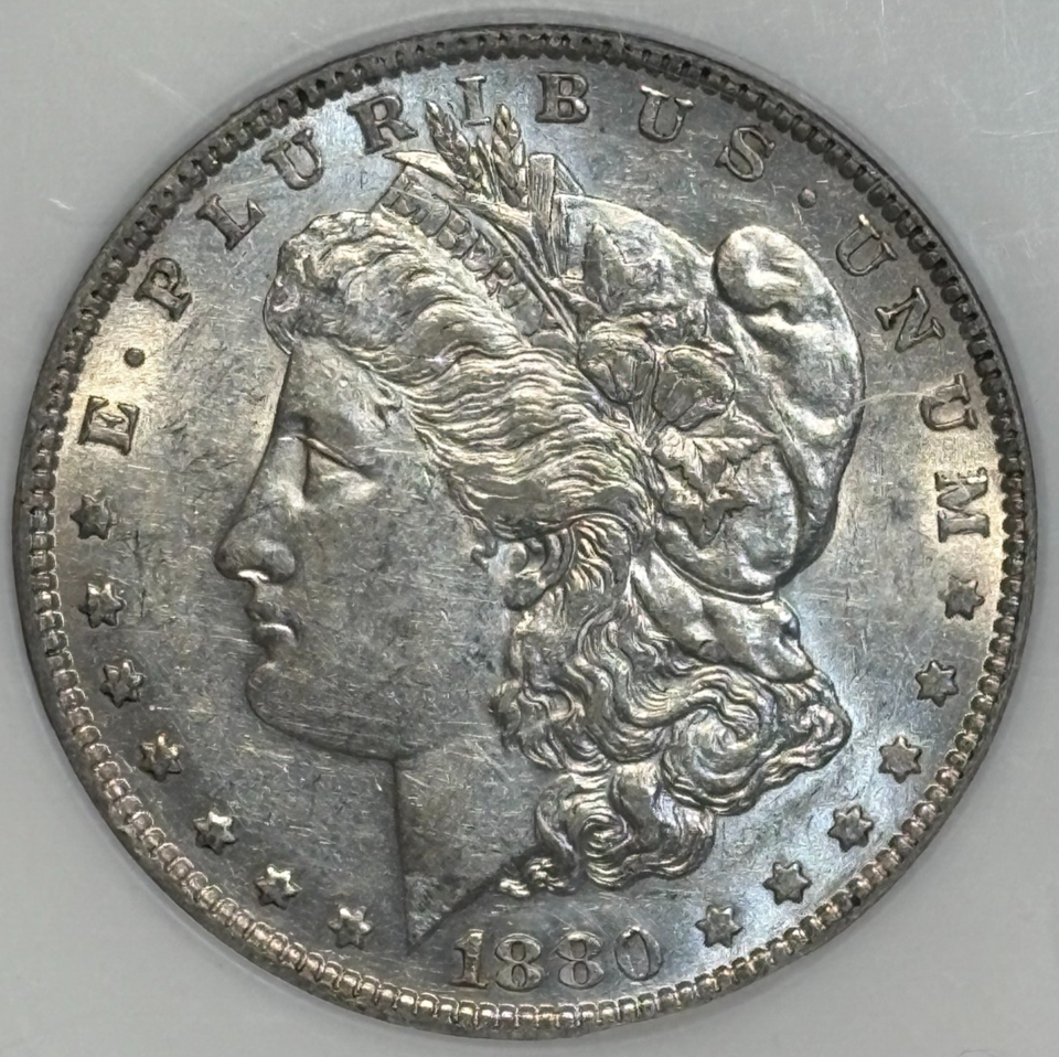 NGC BINION COLLECTION 1880 O MORGAN SILVER DOLLAR COIN-OLD US COIN ...