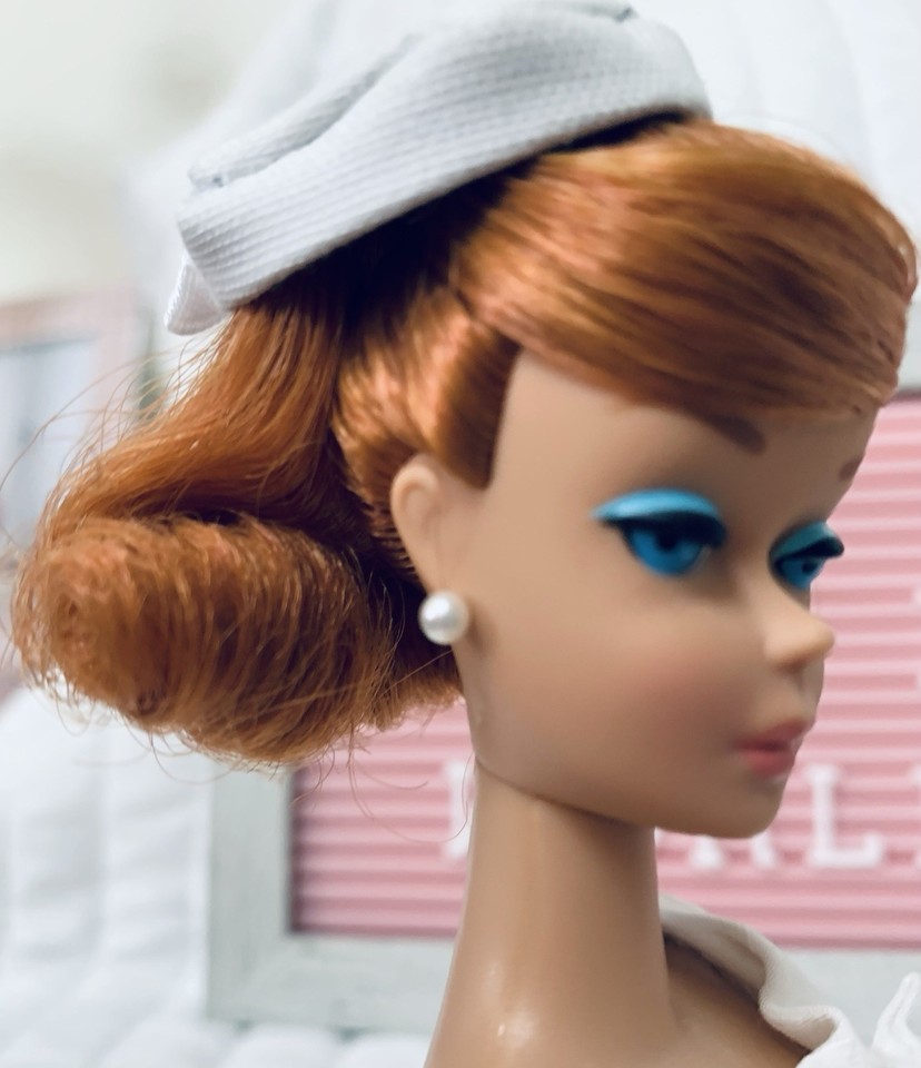 Barbie Doll repro Red Head Swirl Ponytail & 7 piece set | eBay