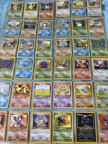 Lot of Over 30 Vintage Pokemon Cards 1999-2002 Series Common Uncommon ...