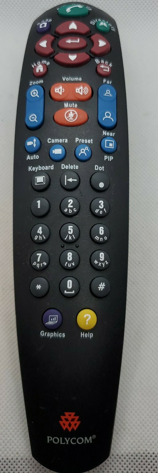 Polycom Videoconference Remote Control for VSX 7000e 8000 7000 7000s ...