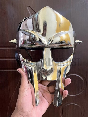 MF Doom Gladiator Face Mask Halloween Prop Cosplay Costume Accessory ...