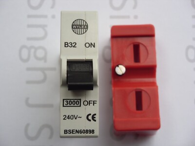WYLEX PLUG IN 32 AMP TYPE B32 MCB WHICH REPLACES OLD RED REWIRABLE FUSE ...