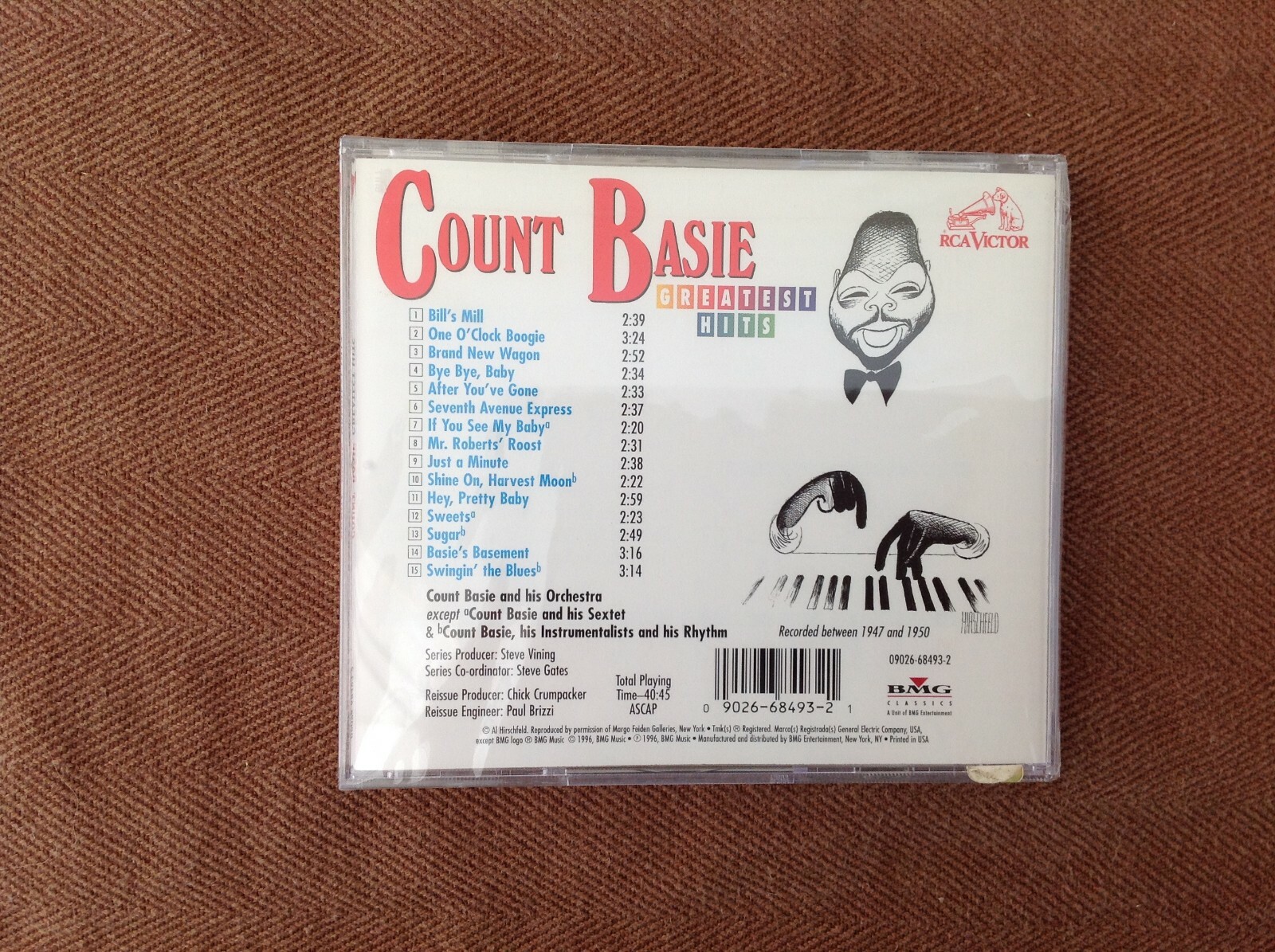 Greatest Hits [RCA] by Count Basie (CD, Apr-1996, RCA) for sale online ...