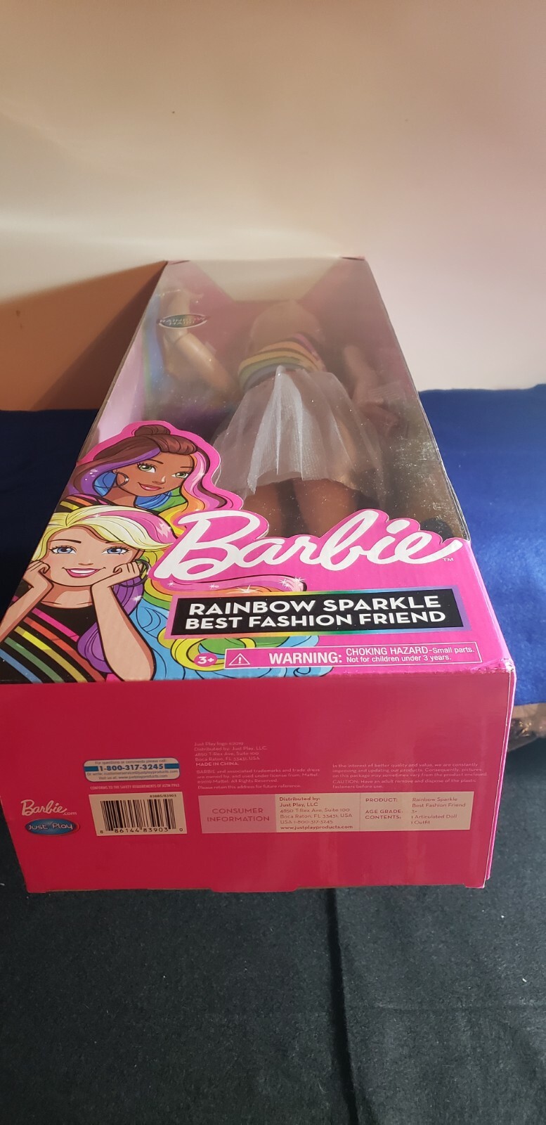 Barbie 28 inch Rainbow Sparkle Best Fashion Friend Doll-Blonde Hair ...